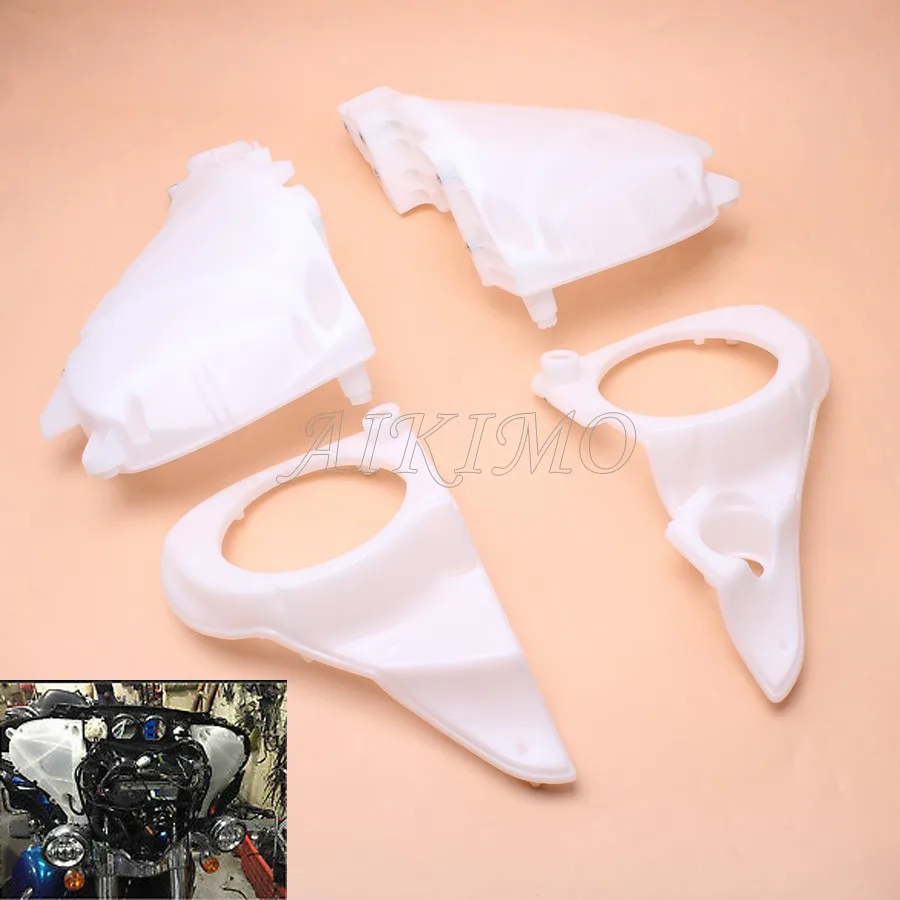 Motorcycle Inner Fairing Speaker Housing Cover ABS Plastic For Harley ...