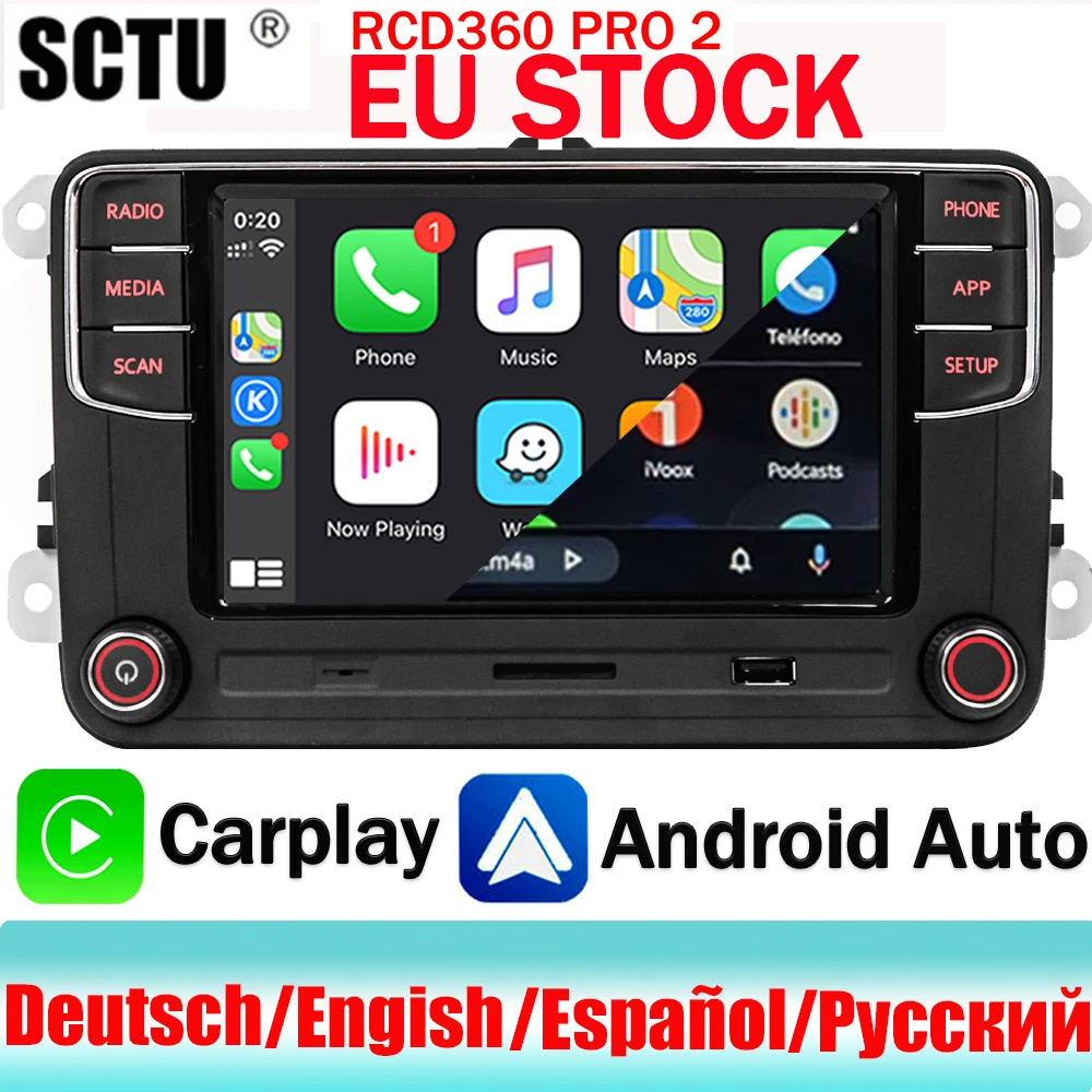 SCUMAXCON-Car-Stereo-Radio-RCD330-360-PRO-Android-Auto-Carplay-BT-SD ...