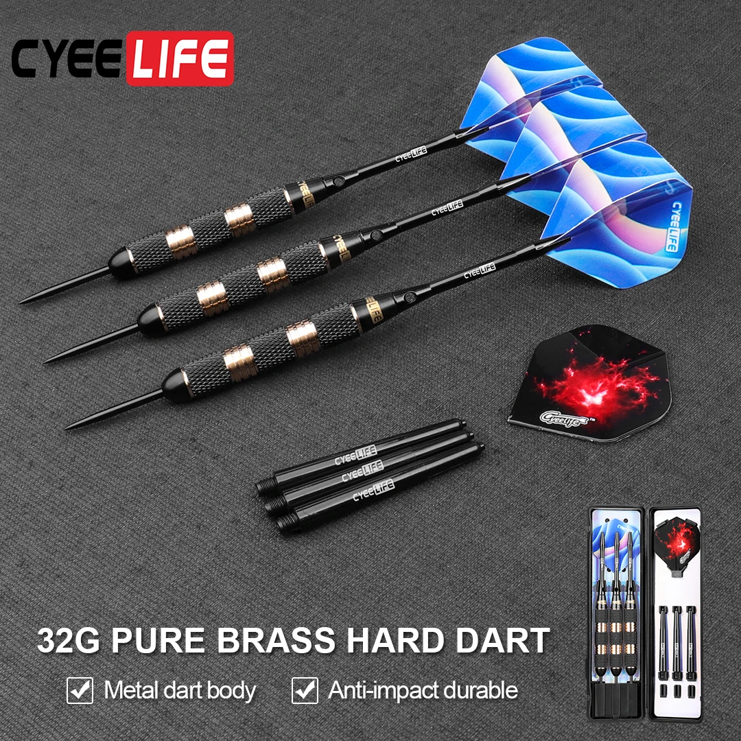 CyeeLife 30g Steel tip darts professional with case,3Packs/6Packs ...