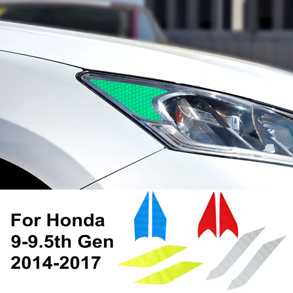 Car Headlight Stickers Auto Accessories Warning Strips Exterior ...