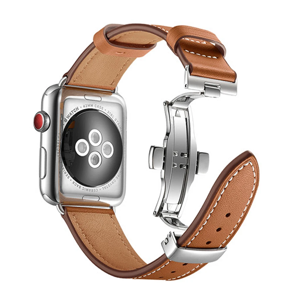 Genuine-Leather-Strap-for-Apple-Watch-Band-44mm-40mm-45mm-42mm-38mm ...