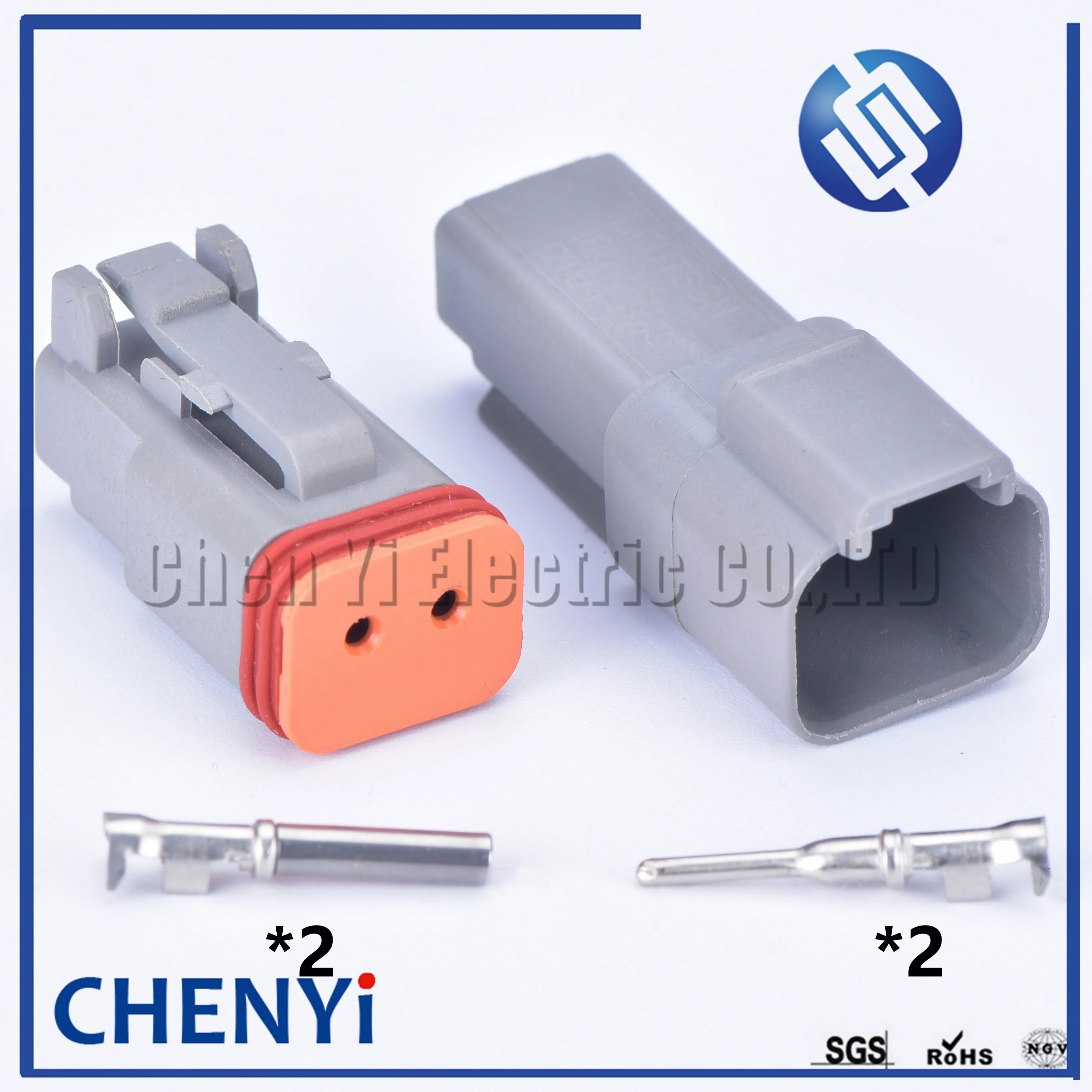 1 sets Deutsch DT 2 Pin connector DT06-2S DT04-2P Male or Female Auto ...