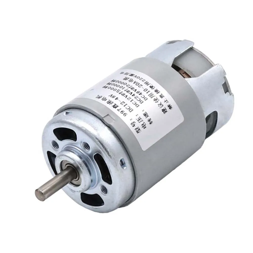 997 Powerful DC Motor Input Voltage DC12-36V-48V High Speed Motor ...