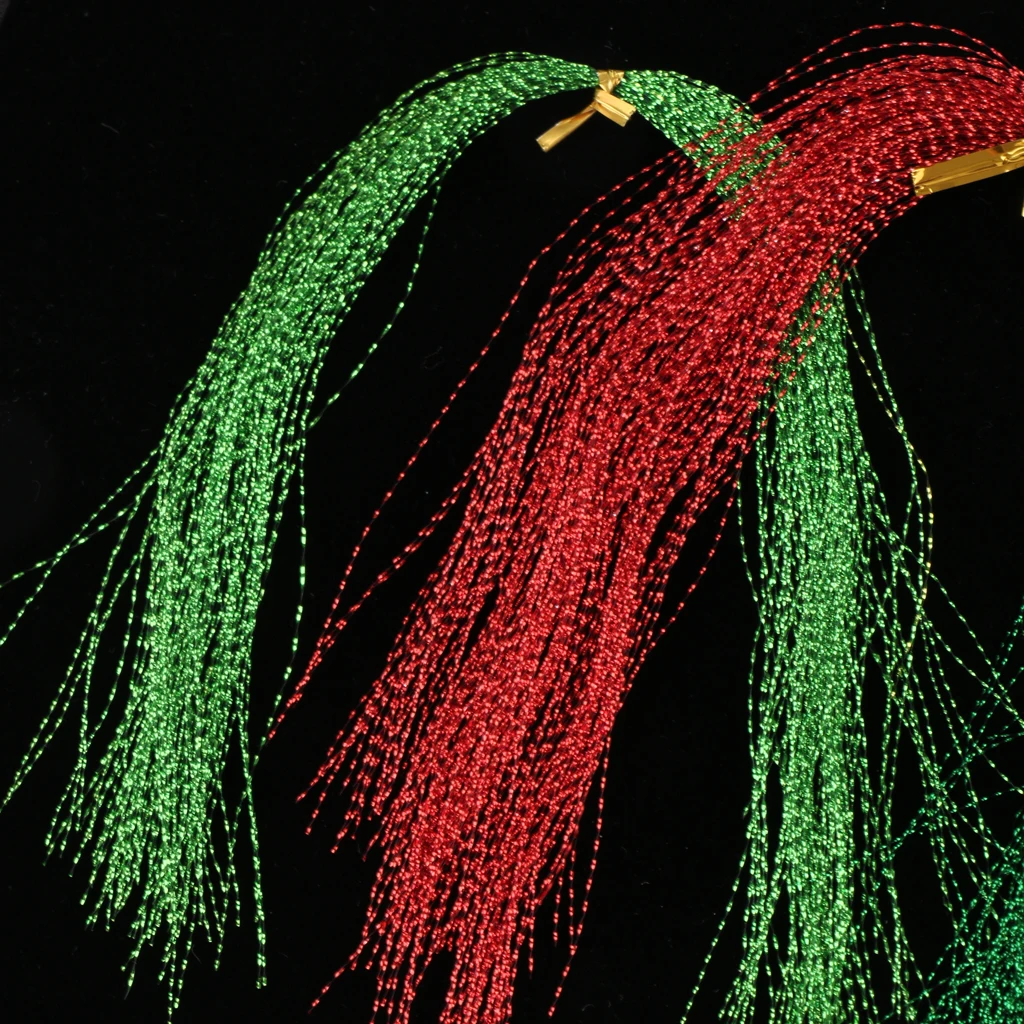 33cm Crystal Flash Fly Fishing Line Fly Tying Threads for Nymph g Scud ...