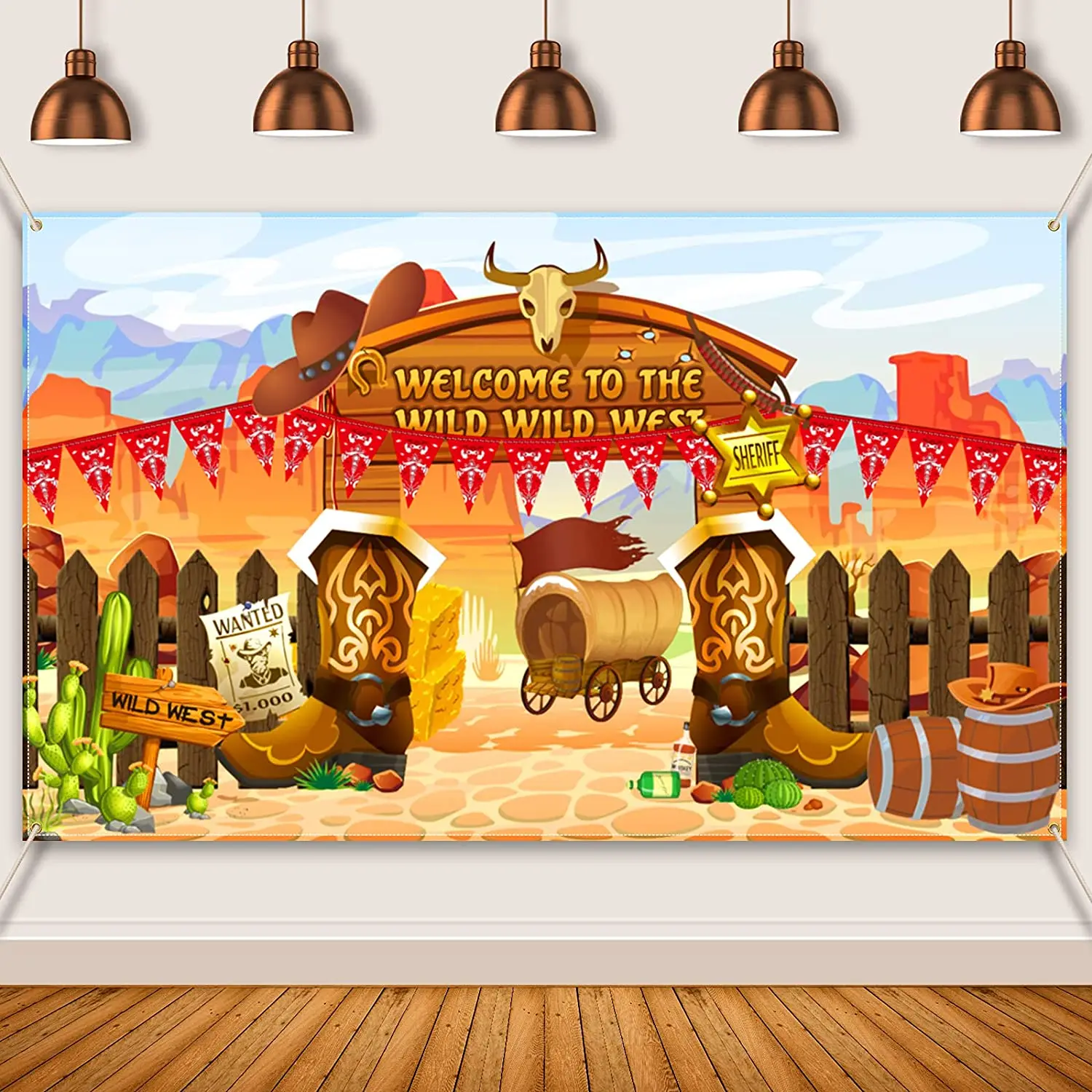 Wild Wild West Backdrop