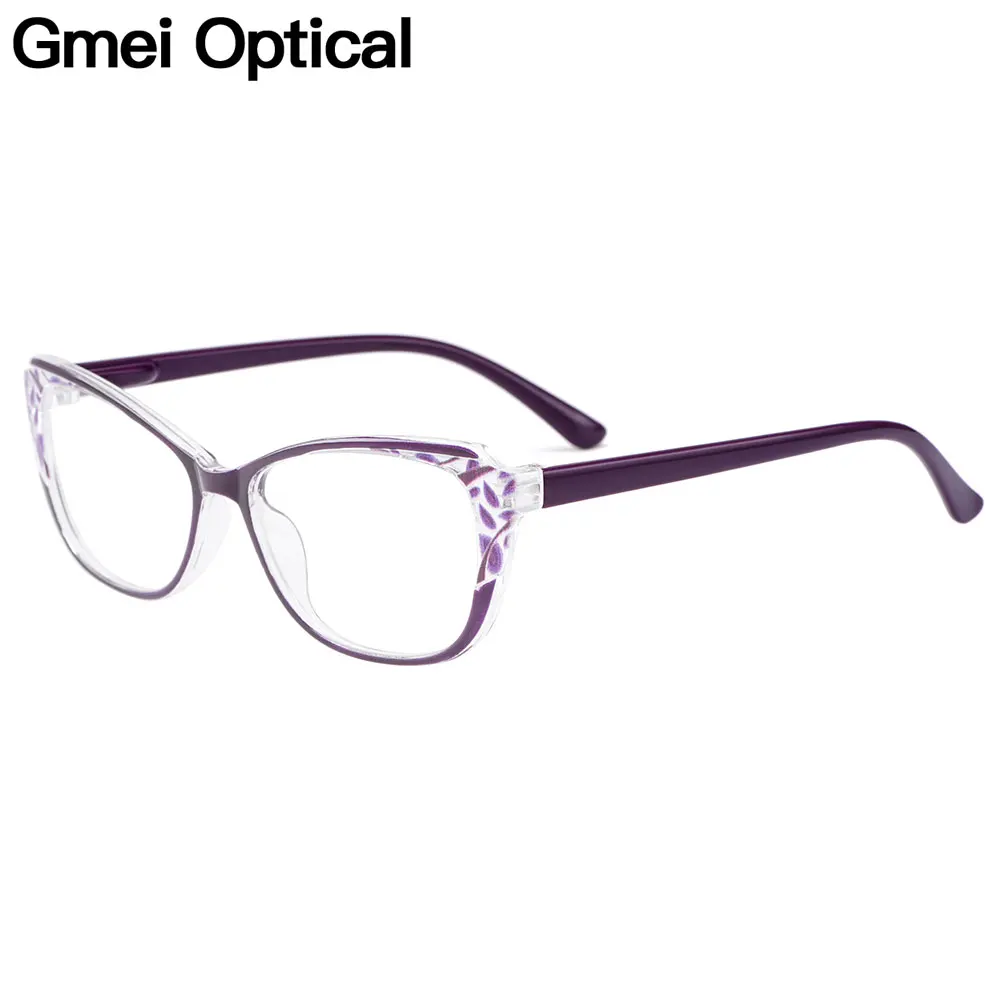 Gmei Optical Stylish Ultralight Tr90 Oval Women Optical Glasses Frame