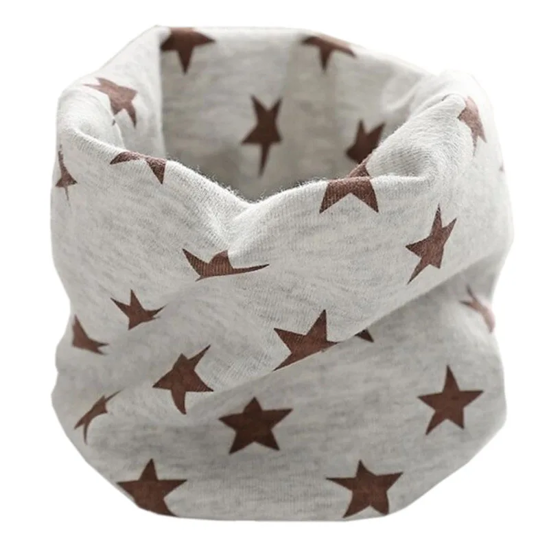 New Autumn Winter Children's Cotton Scarf Baby Bibs Boys Girls Toddler ...