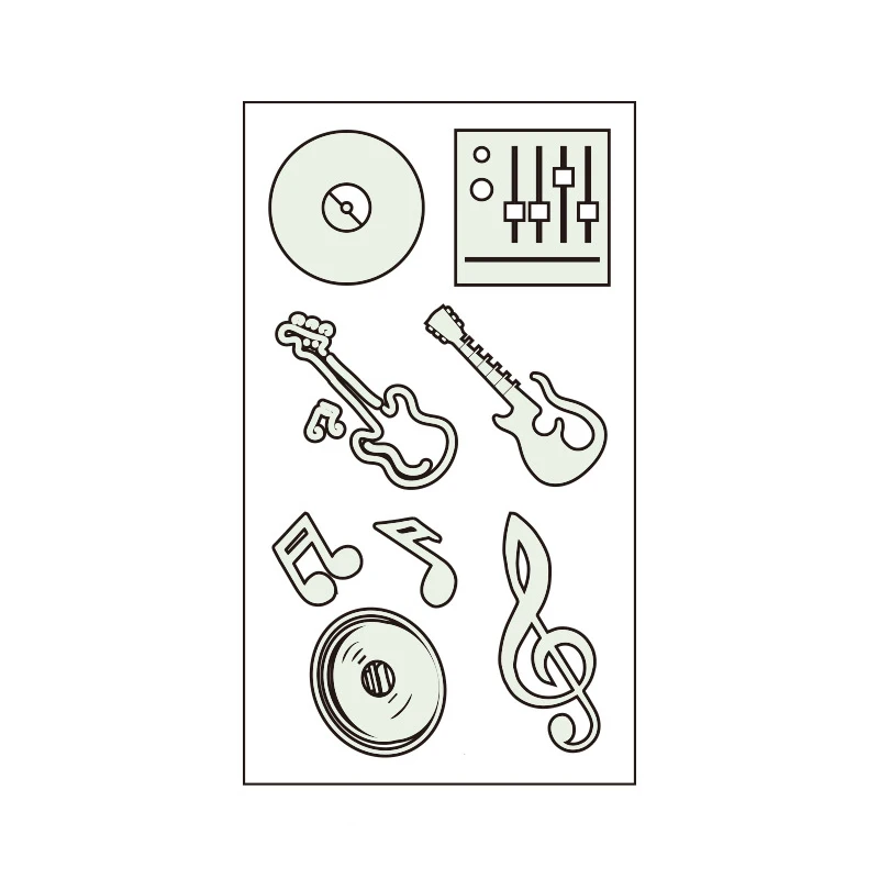 Guitar Music Note Tattoo