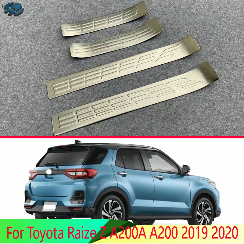 For Toyota Raize Z A200a A200 2019 2020 2021 Stainless Steel Ouside ...