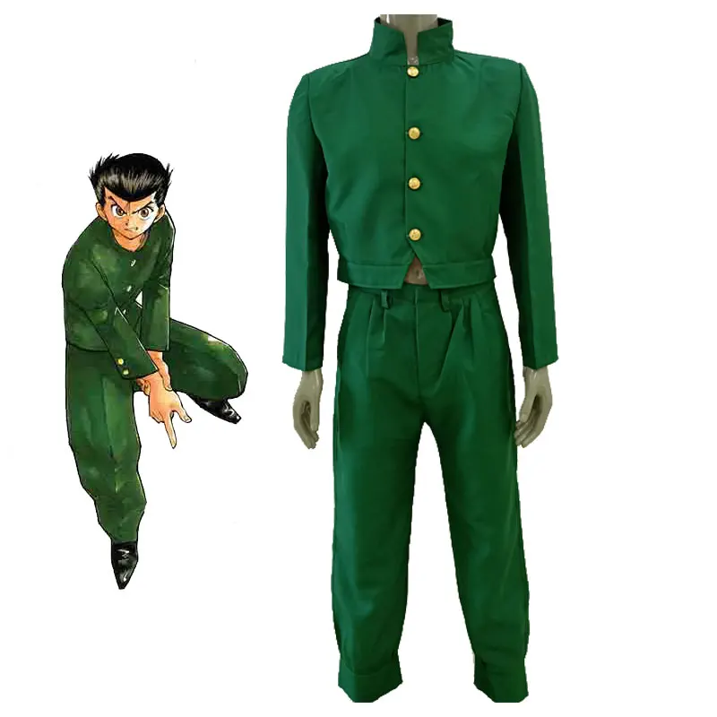 Yu Yu Hakusho Urameshi Yuusuke Uniform Cosplay Costume full set