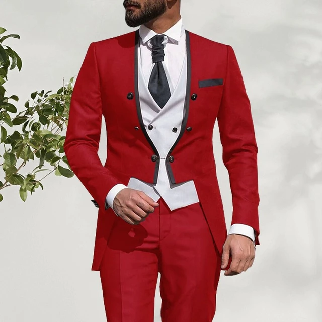 Red White And Black Tux