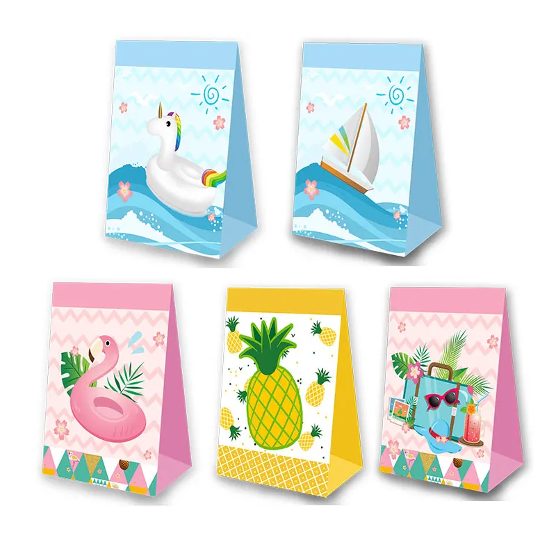 Candy Bags Boxes Flamingo | Candy Box Theme Flamingo | Flamingo Favor ...