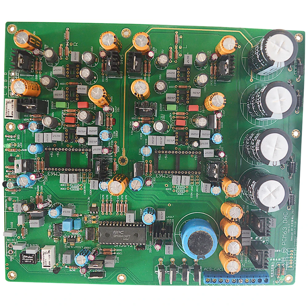 Sunbuck opa627 lme49710 pcm63 decodificador dac decodificador placa ...