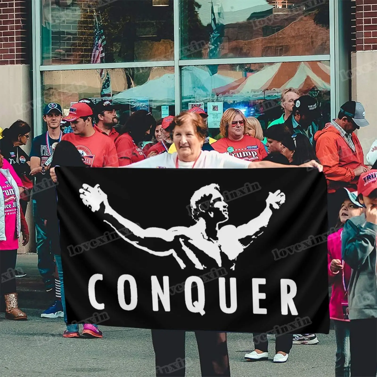 Conquer Arnold Silhouette