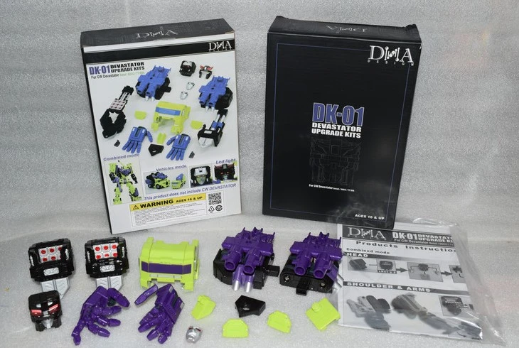 New DNA DK-01 Upgrade Kit For Transformer CW Devastator In Stock Toys ...