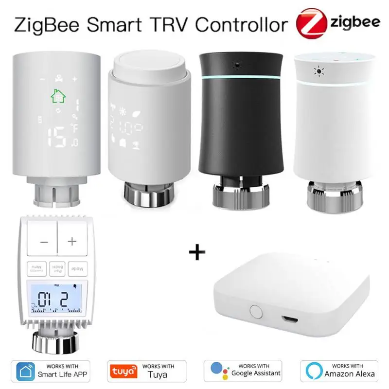 Tuya Zigbee – Actionneur De Radiateur Intelligent, Vanne De Radiateur Thermostatique ...