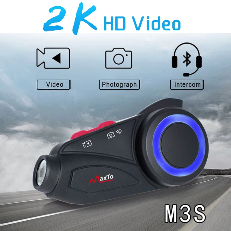 Maxto-M3S-Motorcycle-Helmet-Bluetooth-Headset-Intercom-Waterproof-Sony ...