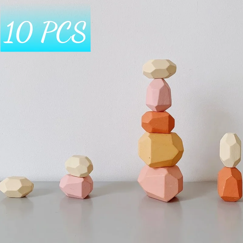 Learning & School Grimm's Style Building Blocks/ Rainbow Stacker Gift ...