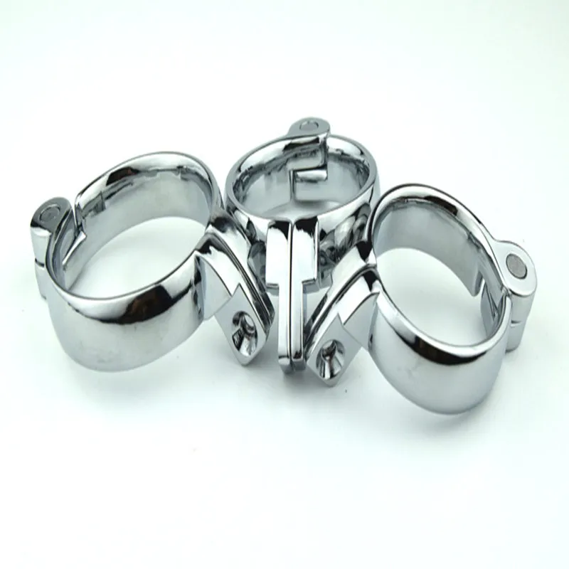 Stainless-Steel-Open-Loop-Design-Male-Chastity-Lock-Scrotum-Cover-Cock ...
