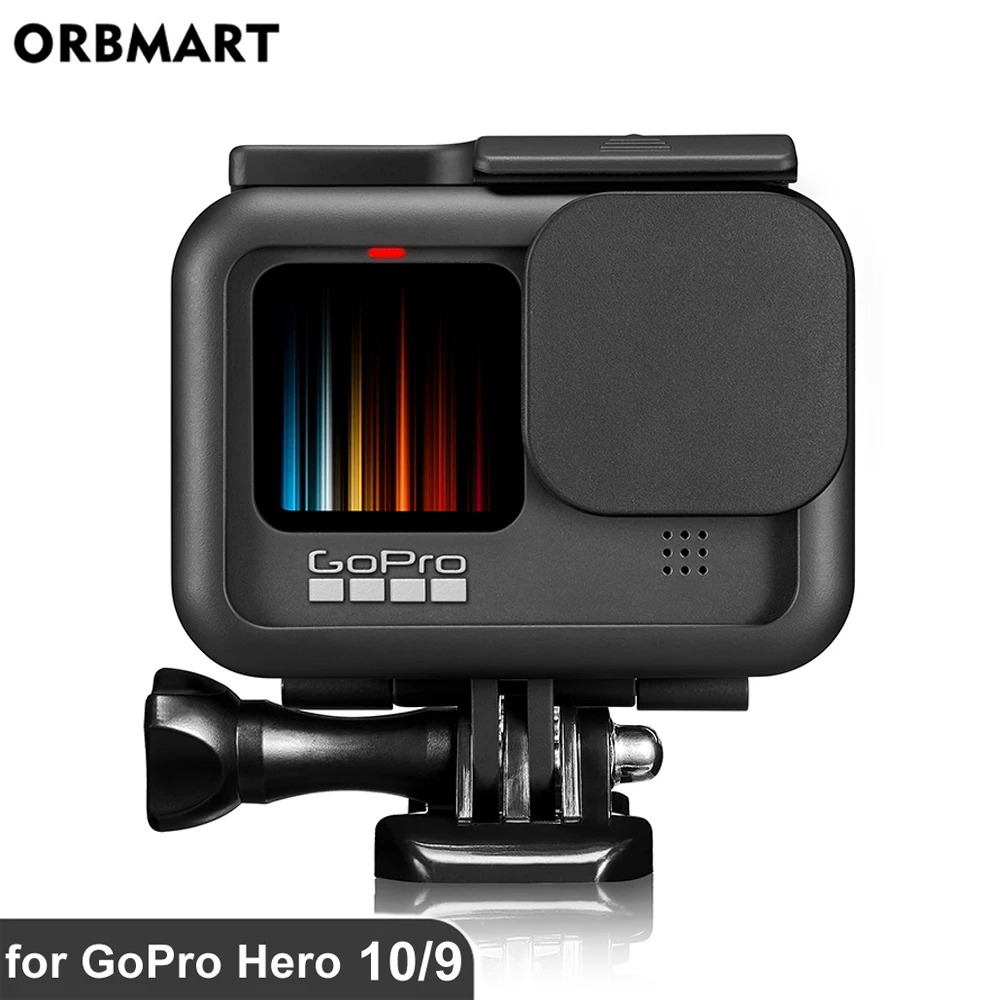 For Gopro Hero 10 9 Black Frame Case Lens Cap Protective Cover Cage ...