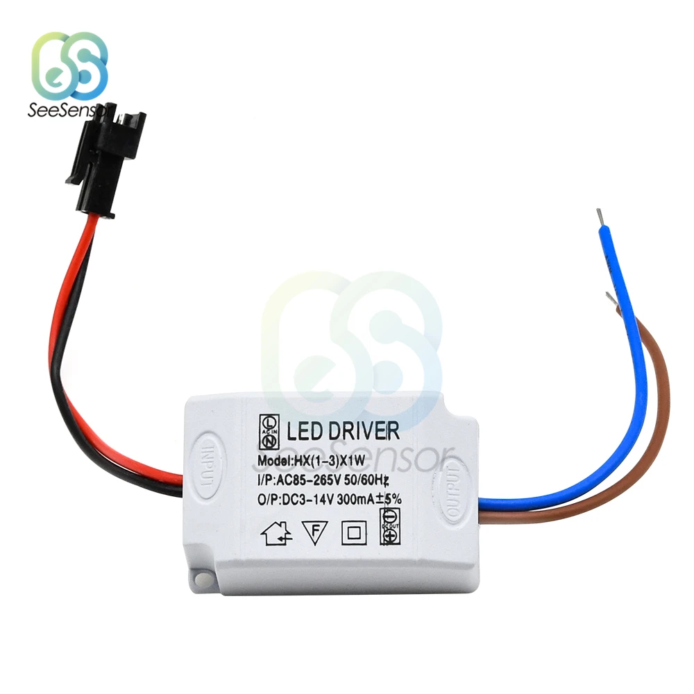 LED-Driver-300mA-1W-3W-LED-Power-Supply-Unit-AC85-265V-to-DC3-14V ...