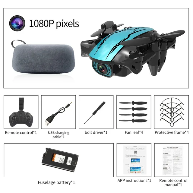 CS02 Mini Drone 4K FPV WIFI Single camera drone profissional Dual ...