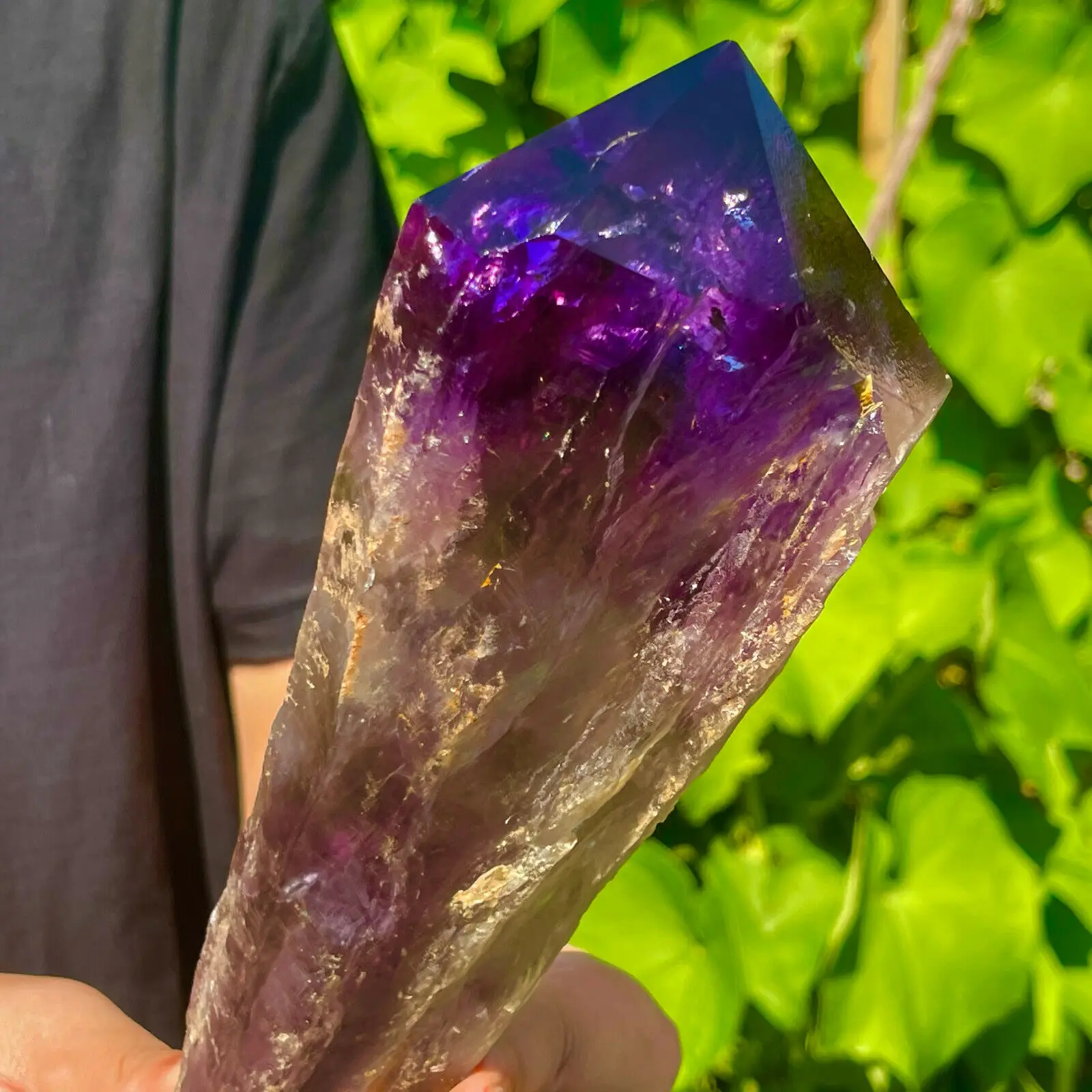1pc-Natural-Amethyst-Quartz-Cluster-Super-Size-Crystal-Rod-Point ...