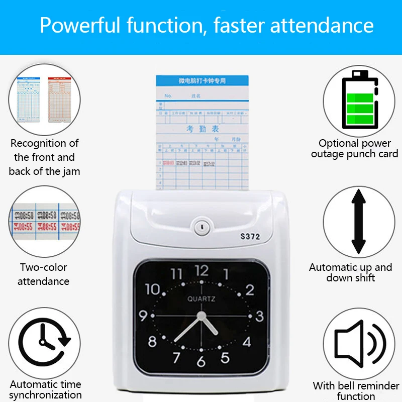 Time Card Clock Machine