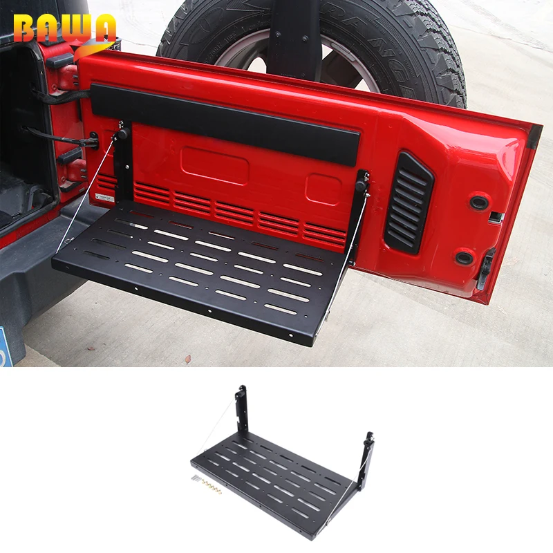Bawa Matel Tailgate Storage Racks For Jeep Wrangler Jk 2007-2017 ...