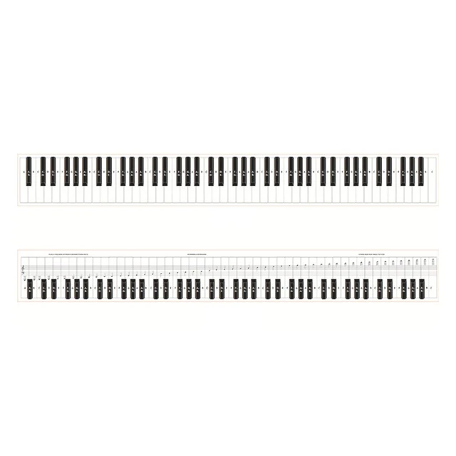 88 Piano Keys Layout
