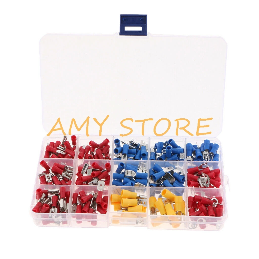 280pcs Female Male Wire Terminal Assortment Insulated AWG22 10 ...