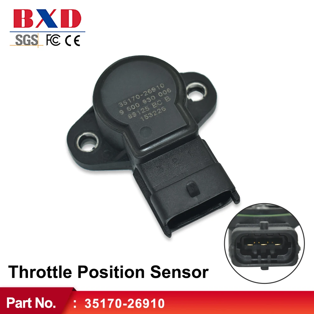 BAIXNDE Sensor de posición del acelerador TPS 35170 26910 para Hyundai ...
