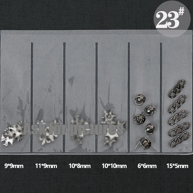 Mix 6 Shapes Various Curved Bar Irregular Metal Heart Frame Leaf ...