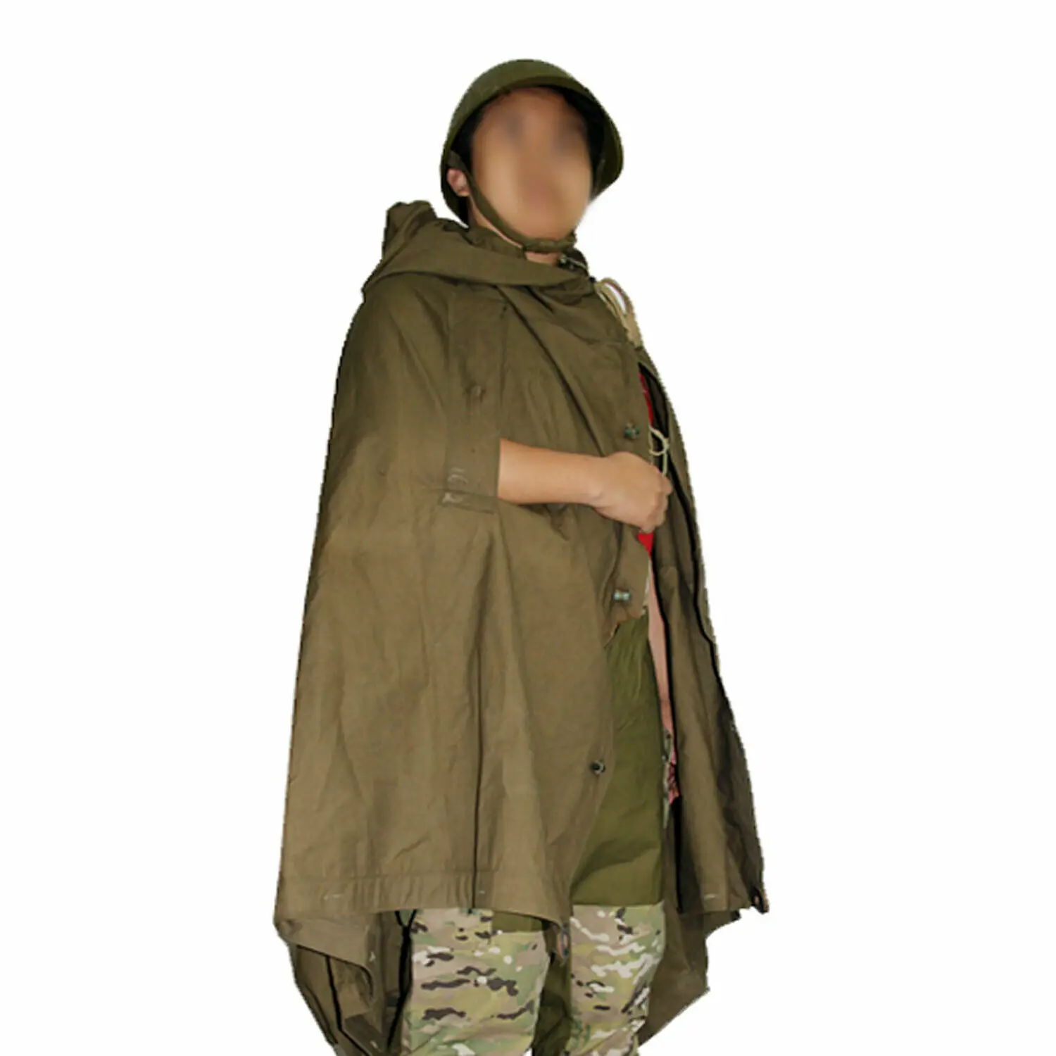 Cold-War-Vietnam-War-Russian-Soviet-Union-Cloak-Cape-Raincoat-M69-Field ...