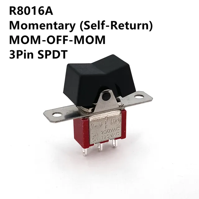 Sh T80-R R11 Sorozat Egyenes Típusú Panel Mount Mini Rocker Kapcsoló 3A ...