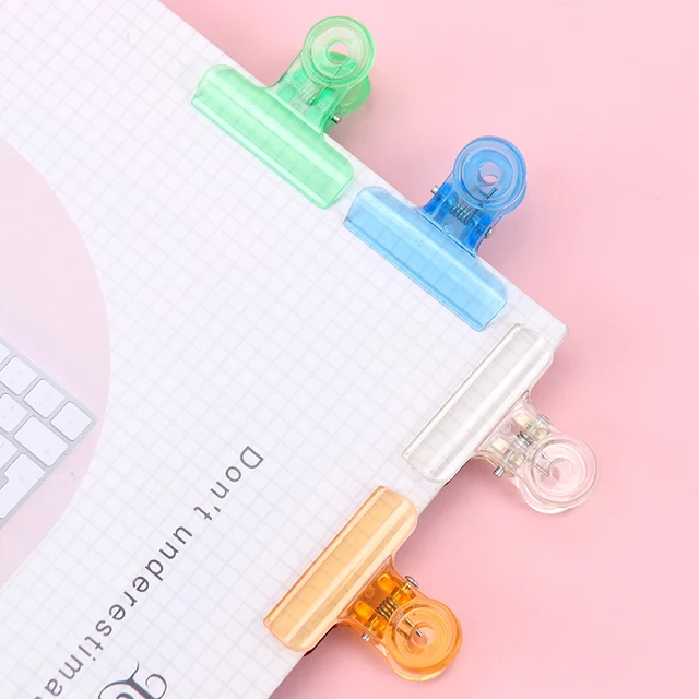 10Db Színű Műanyag Mappa Pénzügyi Kötőanyag Klipek Megjegyzések ...