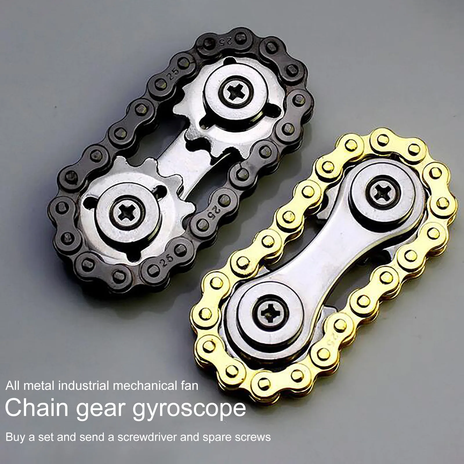 Sprockets-Flywheel-Fingertip-Gyro-Sprockets-Chains-Metal-Toys-Gear ...