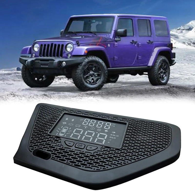 Alarme de excesso de velocidade sn hud, para jeep wrangler jl 2018 2019 ...