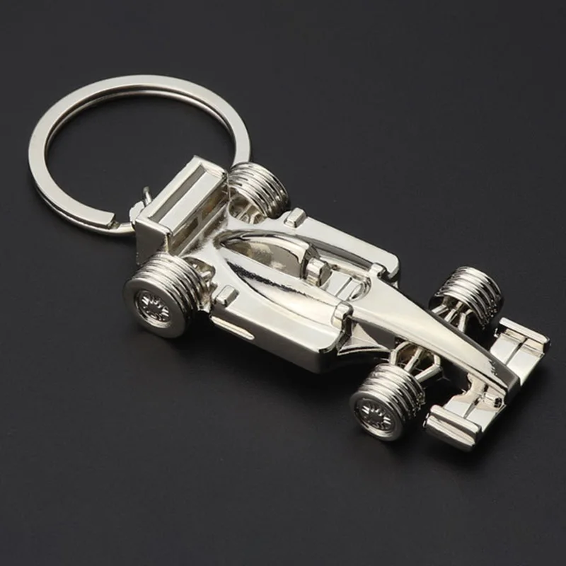 1Pcs Fashion Keychains F1 Racing Car Couple Key Ring Hanging Pendant ...