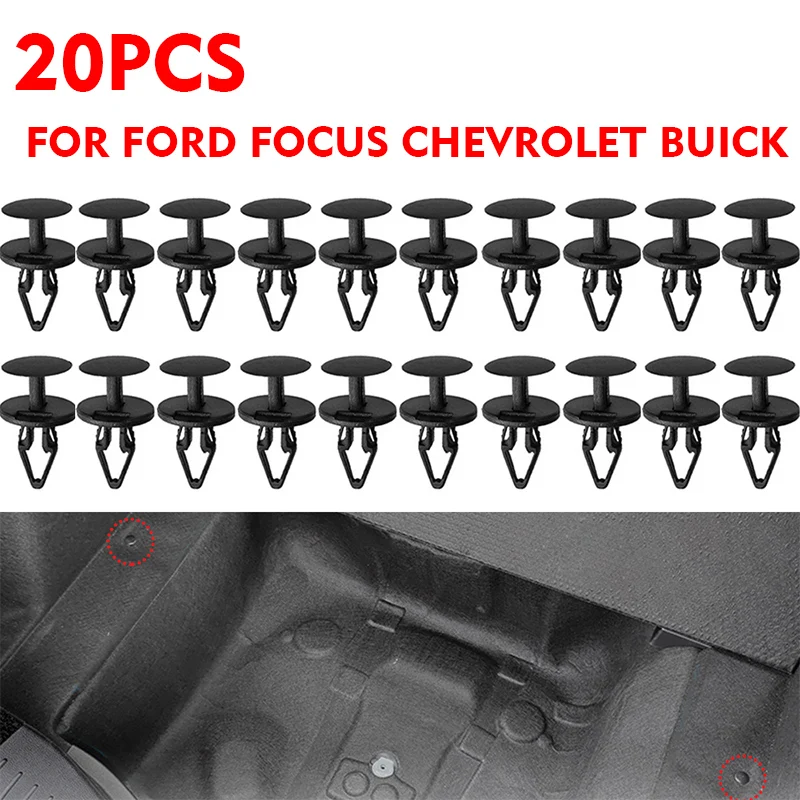 20Pcs-Bumper-Mandrel-Mudguard-Trim-Panel-Clips-for-Ford-Focus-Kuga ...