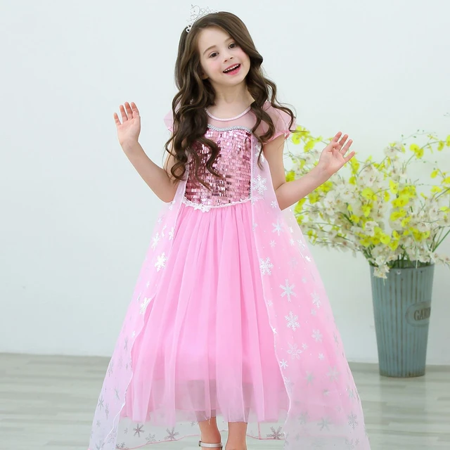 Pink Snow Princess Costume