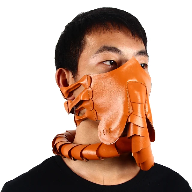 Halloween Funny Scary Face Scorpion Alien Facehugger Cosplay Mask ...