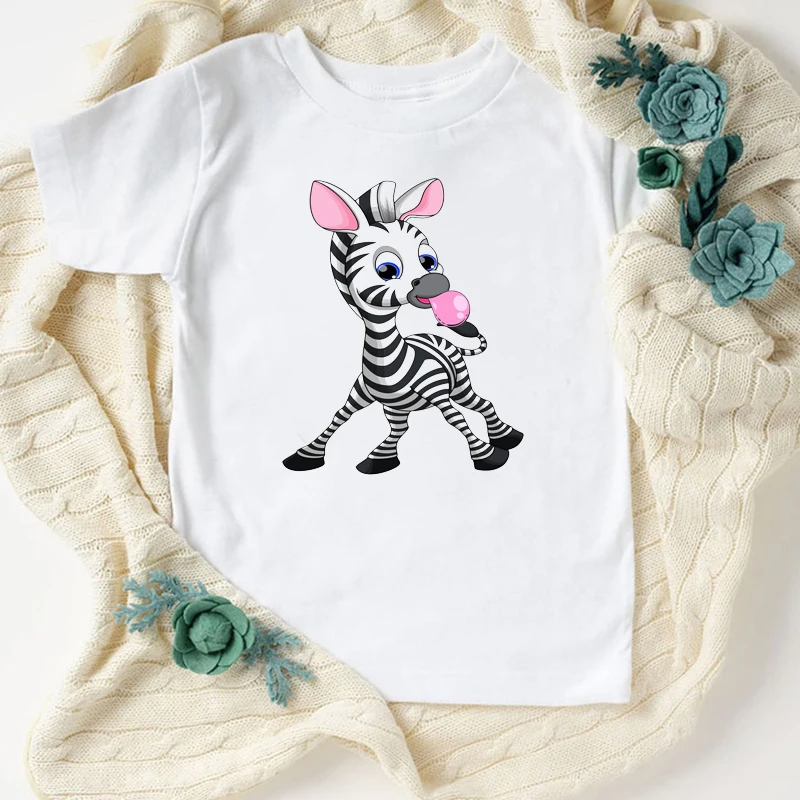 Baby Girl Zebra Cartoon