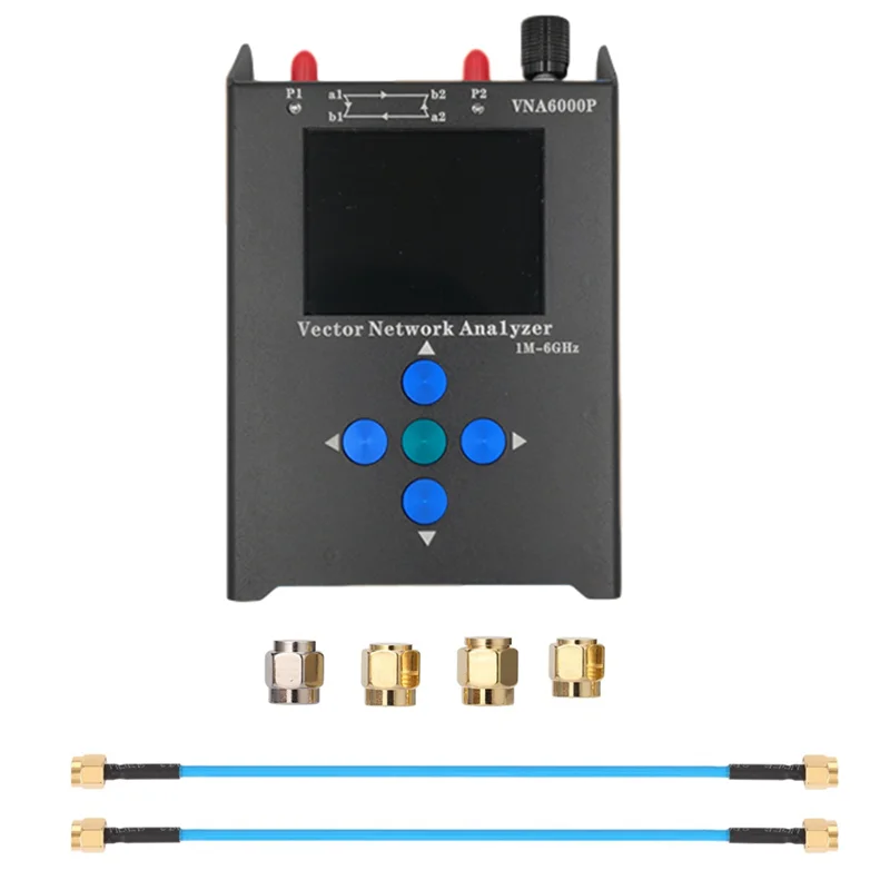 New 6GHz Handheld Vector Network Analyzer VNA6000P 1MHz-6000MHz VNA Analyzer With Battery