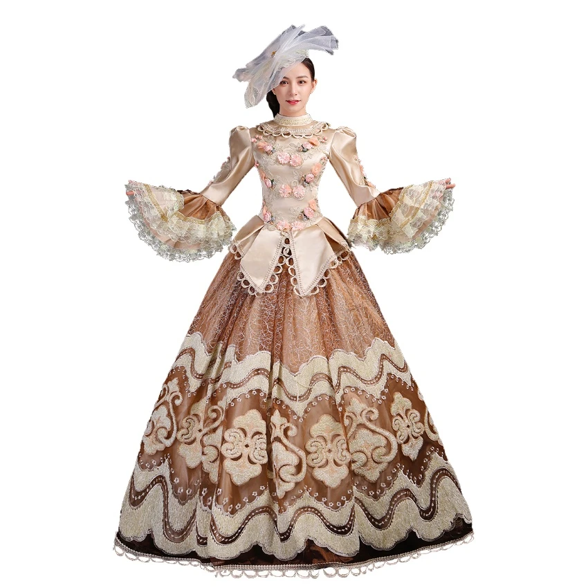 Ball Gown Renaissance Baroque | Marie Antoinette Rococo Gown - High-end ...