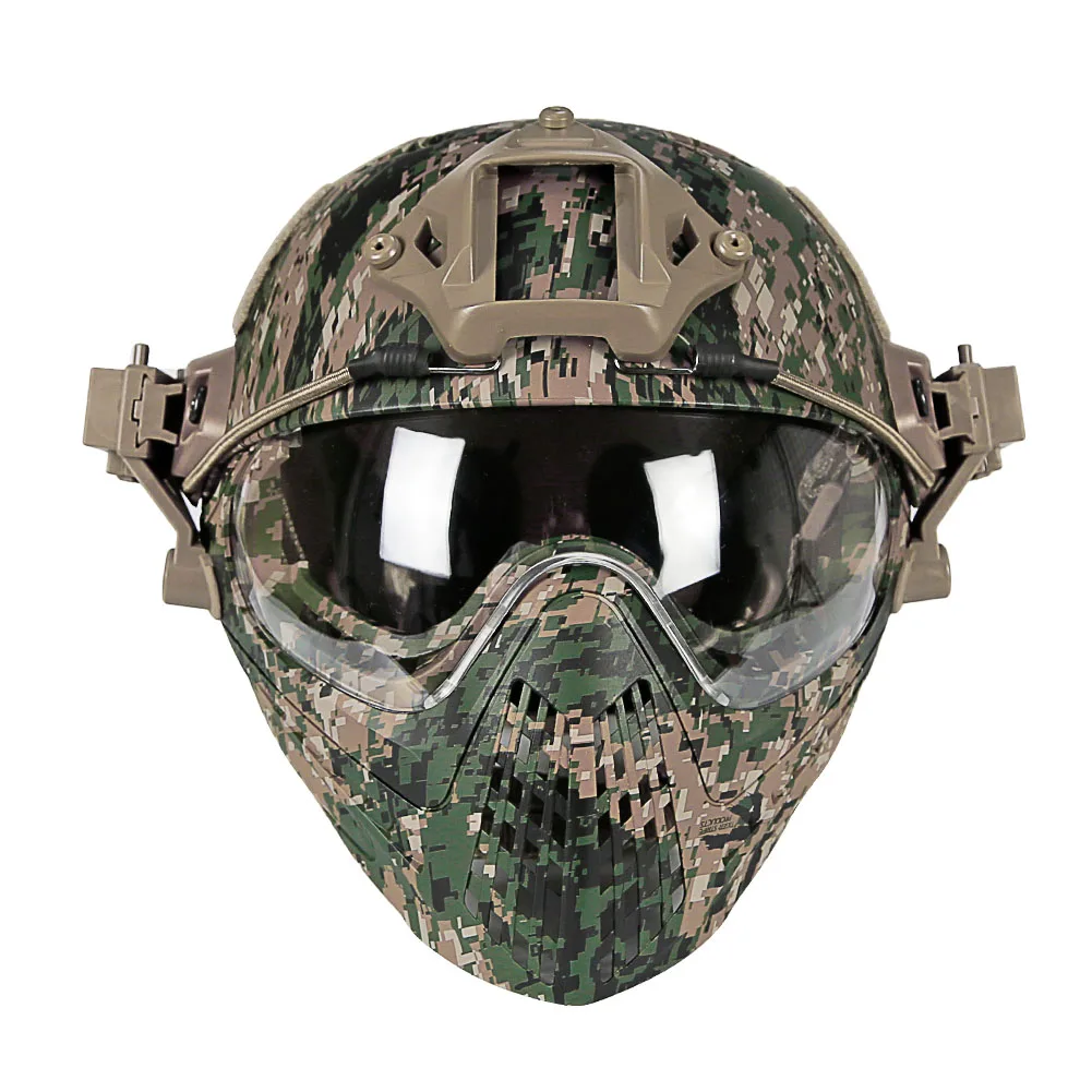 Full Face Army Mask Helmet | Tactical Paintball Helmets | Tactical ...