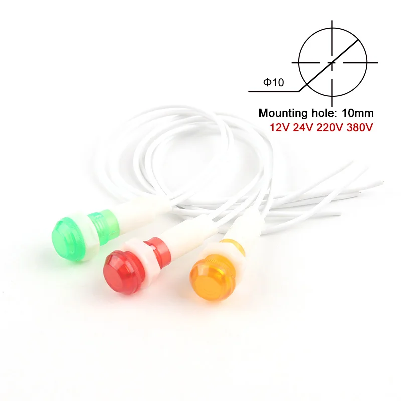 Neon Light Indicator | 220v Light Indicator | Neon Signal Light | 220v ...