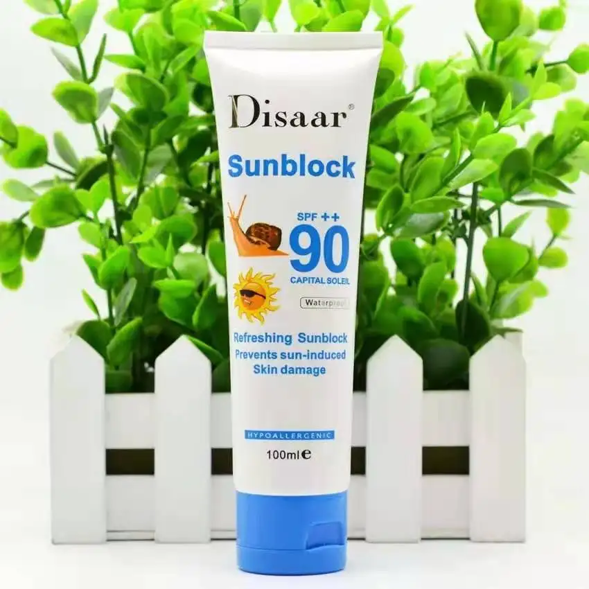 Snail Sunscreen Cream UV Protection Protective Cream Disaar Sunblock 90 ...
