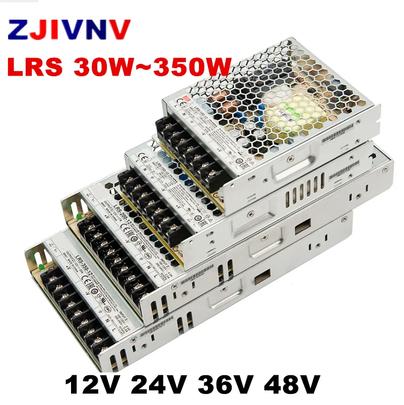 스위칭 전원 공급 장치, LRS 시리즈, 초박형 AC 110V 220V ~ DC12V 24V DC 전원 공급 장치, 36V ...