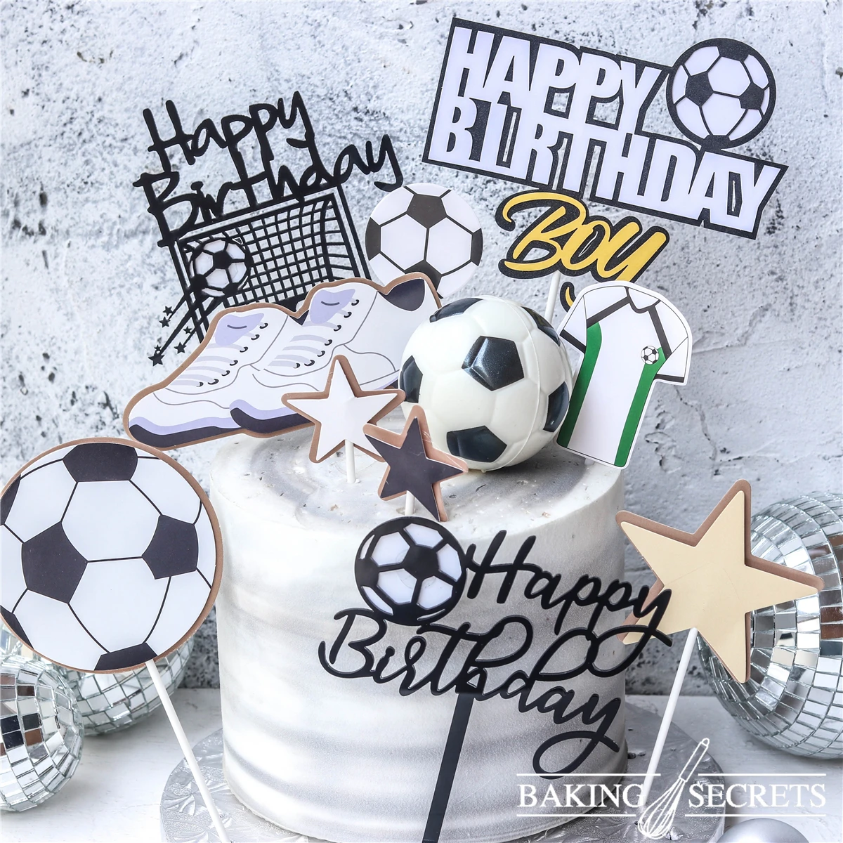 Paper, Party & Kids Craft Supplies & Tools Cake Toppers Football Number ...
